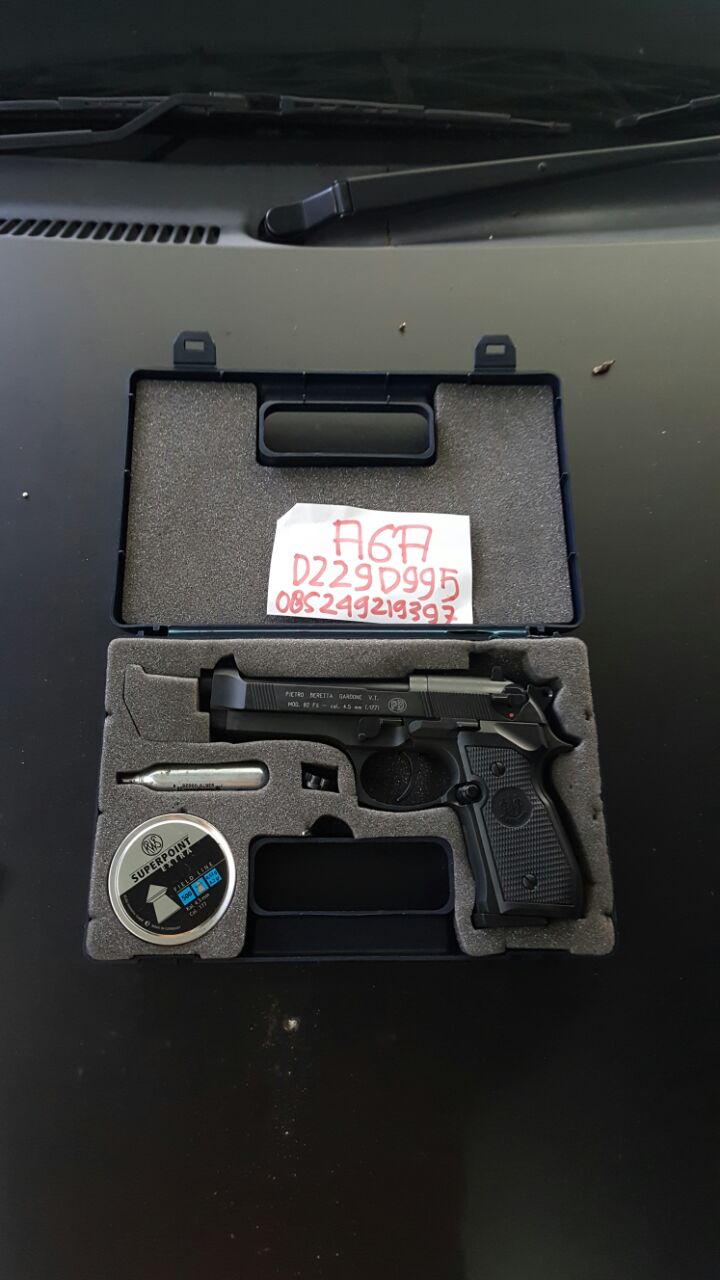 BARETTA M92B JERMAN PELURU SENAPAN ANGIN DAN GOTRI ~ Ratau Airsoft Gun