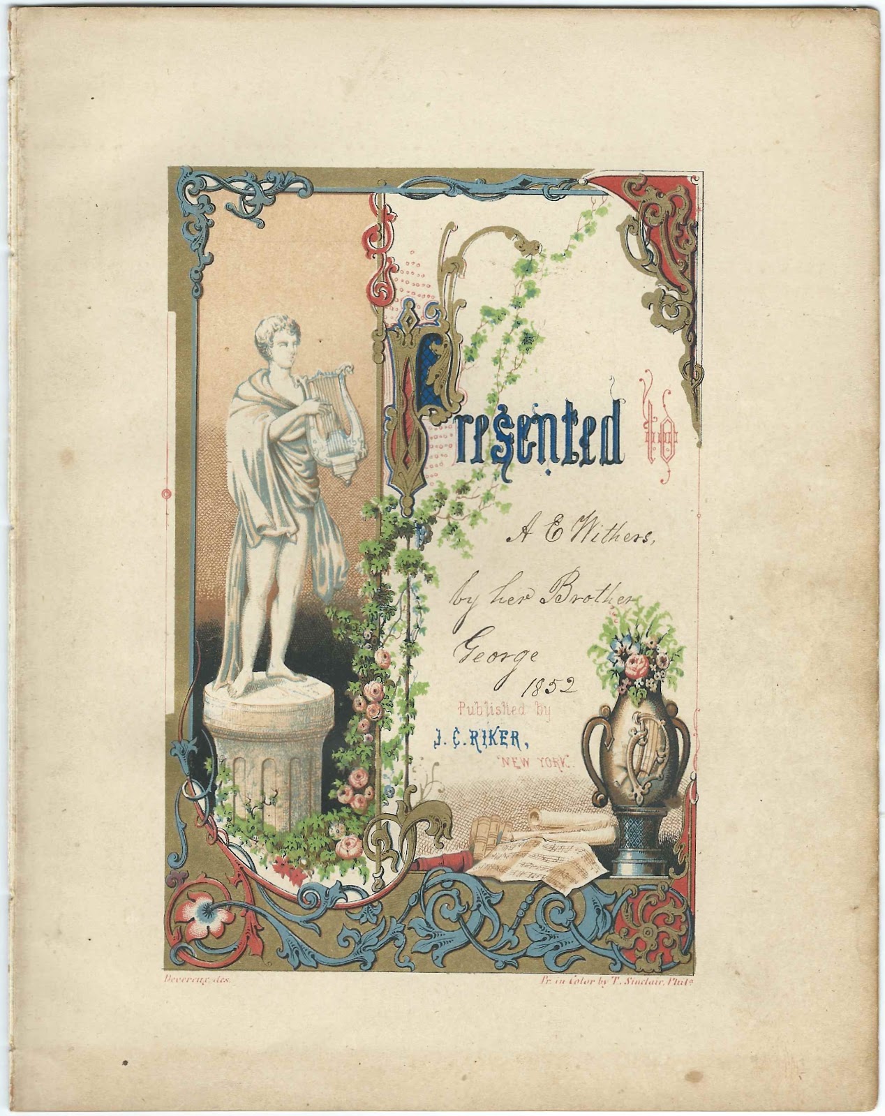 Heirlooms Reunited: Autograph Album of A. Elizabeth Withers, "Lizzie ...