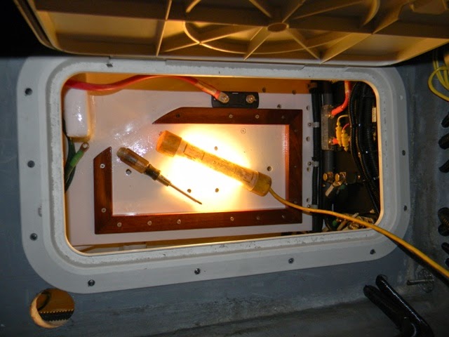 Ericson 25, Oystercatcher: Lazarette Modifications, Part 12: Battery ...