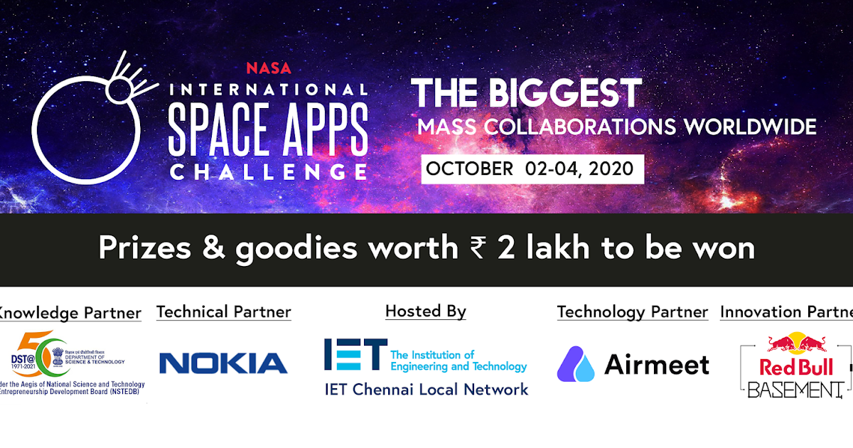 Participate in the NASA Space Apps Challenge 2020 | Arybhatt Science Info