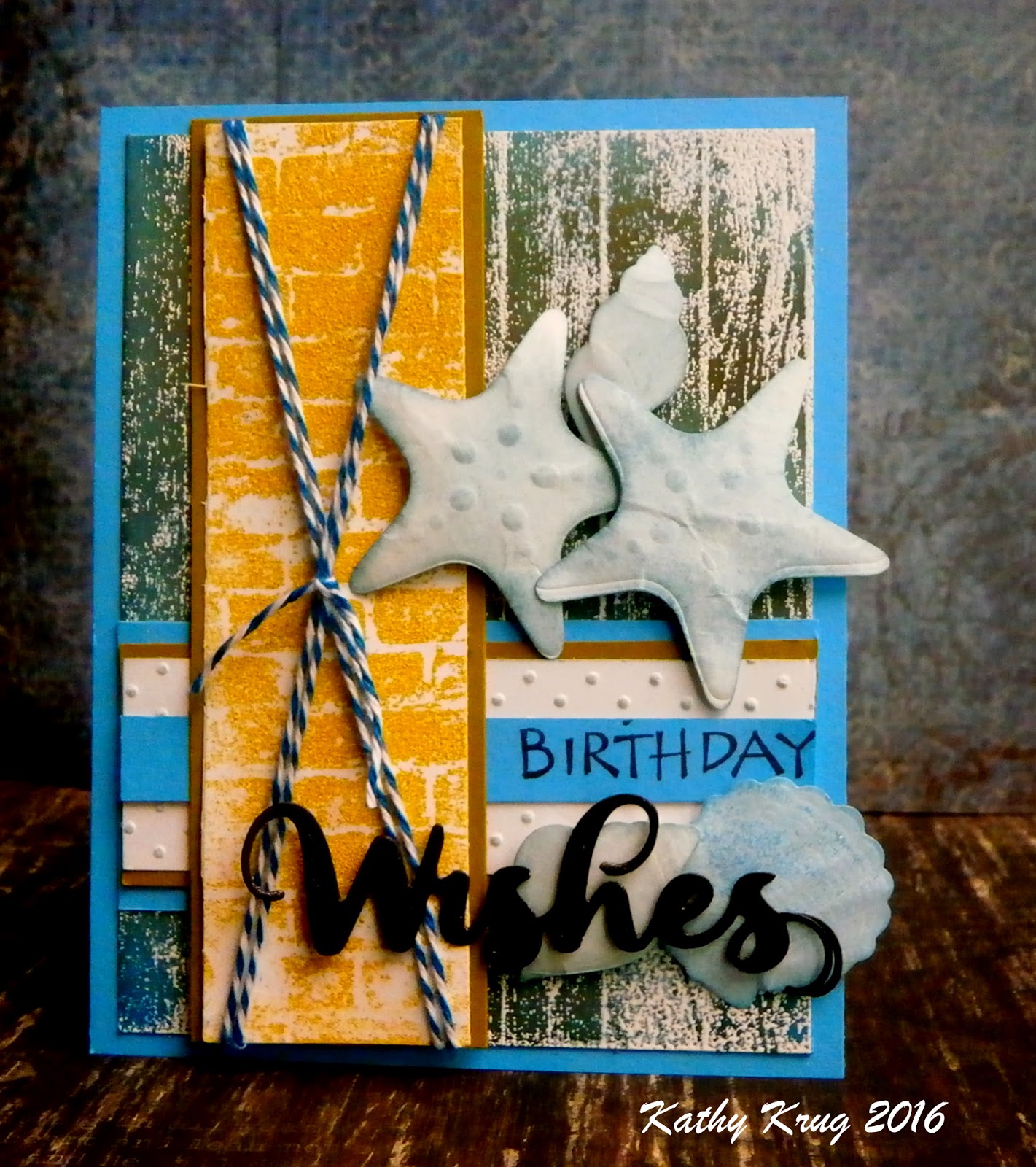 stampwithk: Summer Birthday Card