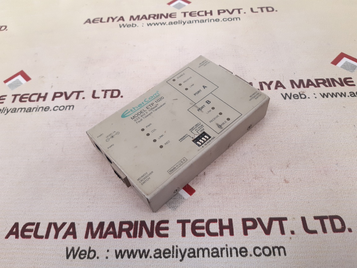 ETHERCOM ETP 1020 TOLERANT TRANSCEIVER - Aeliya Marine