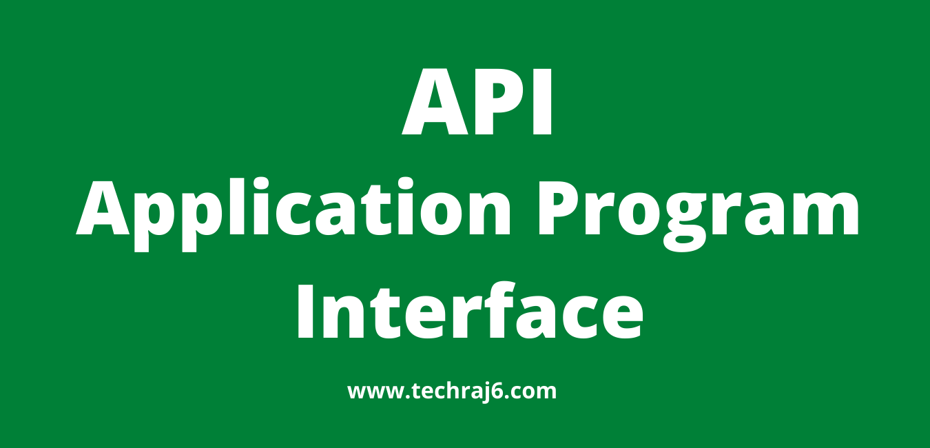 API full form, What is the full form of API