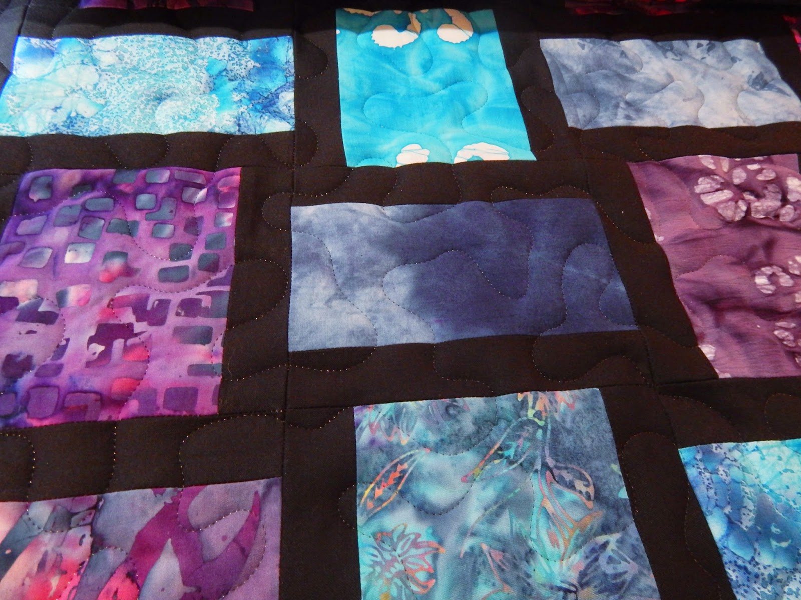 The Fleming's Nine: Stained Glass Quilt