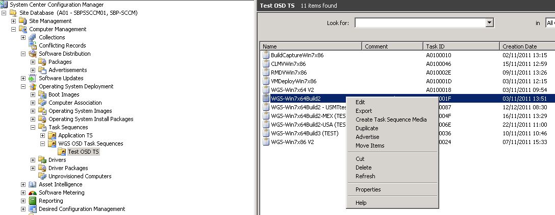 Misadventures in IT: SCCM Operating System Deployment Task Sequences