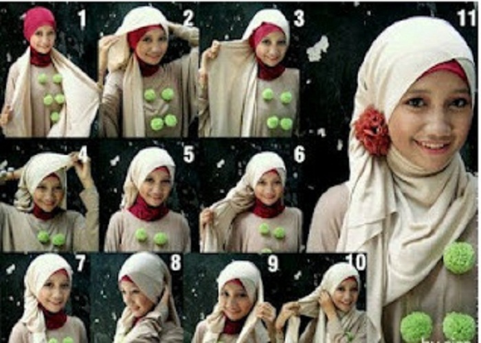 Modern Hijab wear Tutorial 2013 - Utho Jago Pakistan