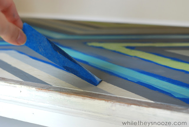 While They Snooze: DIY Map Table Tutorial