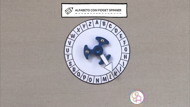 ALFABETO COM FIDGET SPINNER - A Arte de Ensinar e Aprender