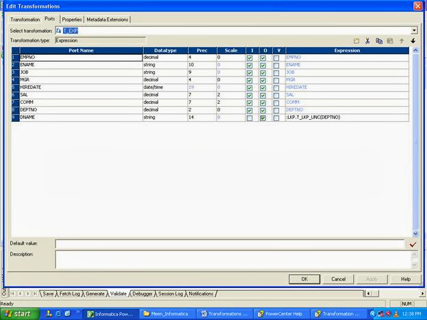 Unconnected Lookup Transformation in Informatica ~ Datawarehouse Architect