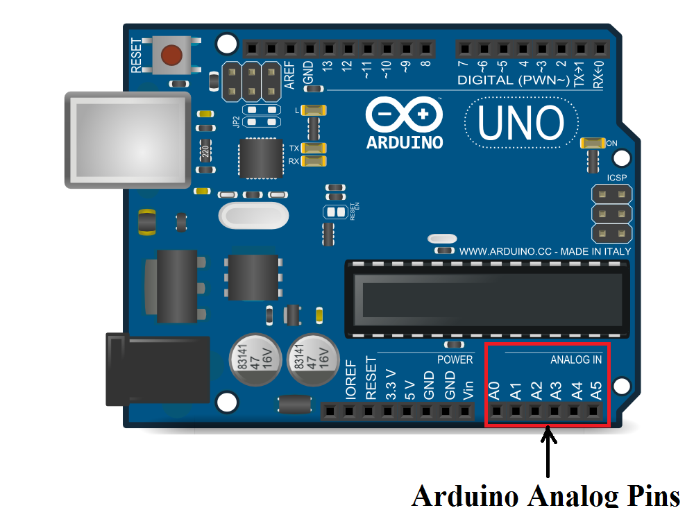 Arduino သင္ခန္းစာ ၆ Analog Pins Arduino Uno Arduino Myanmar