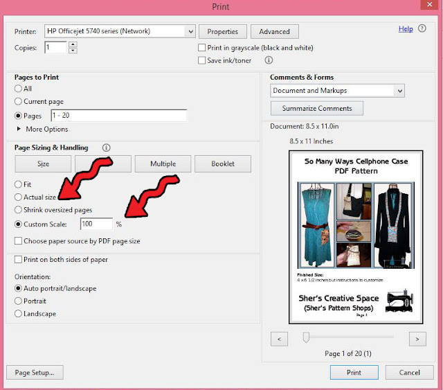 Sher's Creative Space: Viewing, Using, and Printing PDF Patterns