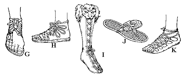 Mercados Medievales y Renacentistas: Calzado en la antigua Roma