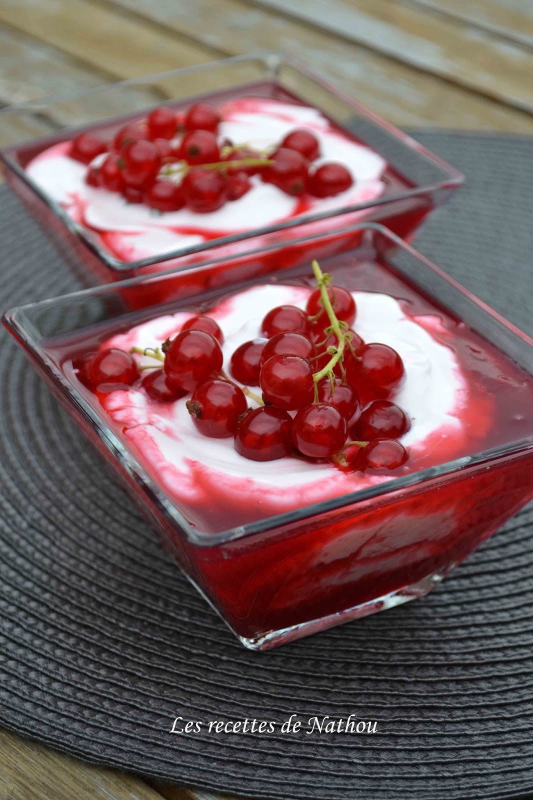 Ma cuisine au fil de mes idées...: Verrines de fromage frais au coulis ...