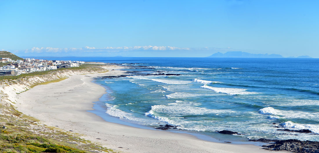 .: On the beach at Yzerfontein