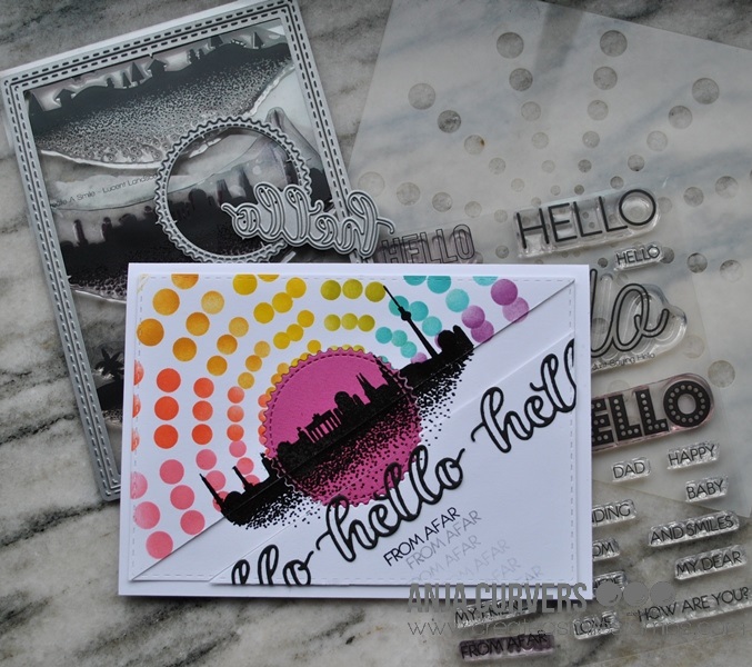 Create a smile: Hello, from afar...........