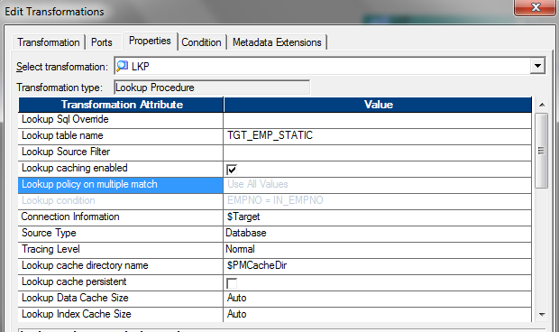 Basic Informatica Tutorial: Lookup Transformation
