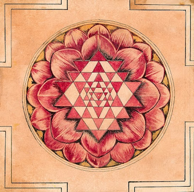 Sri Chakra Drawing by Sri Ramana Maharshi | सत्सङ्ग - Satsang