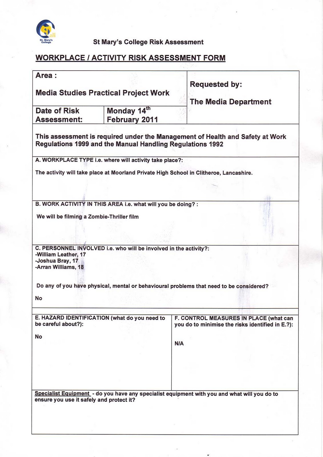 ZombieMedia. William Leather, Josh Bray + Arron Williams: Long Time ...