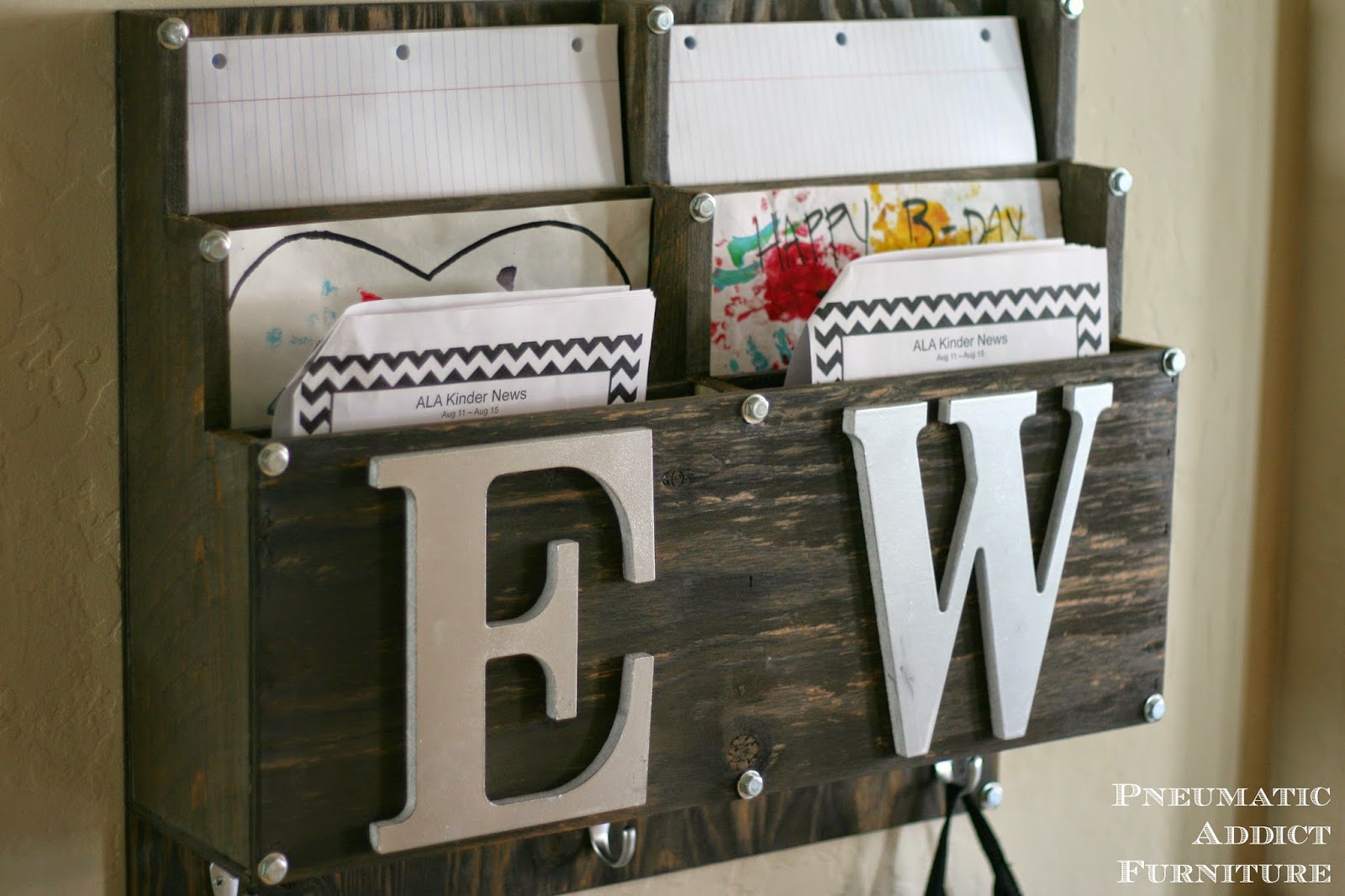 DIY Backpack and Homework Center | Pneumatic Addict