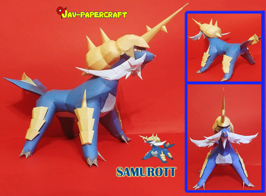 Pokemon Samurott Papercraft 2 Papercraft Paradise Papercrafts Images Porn Sex Picture