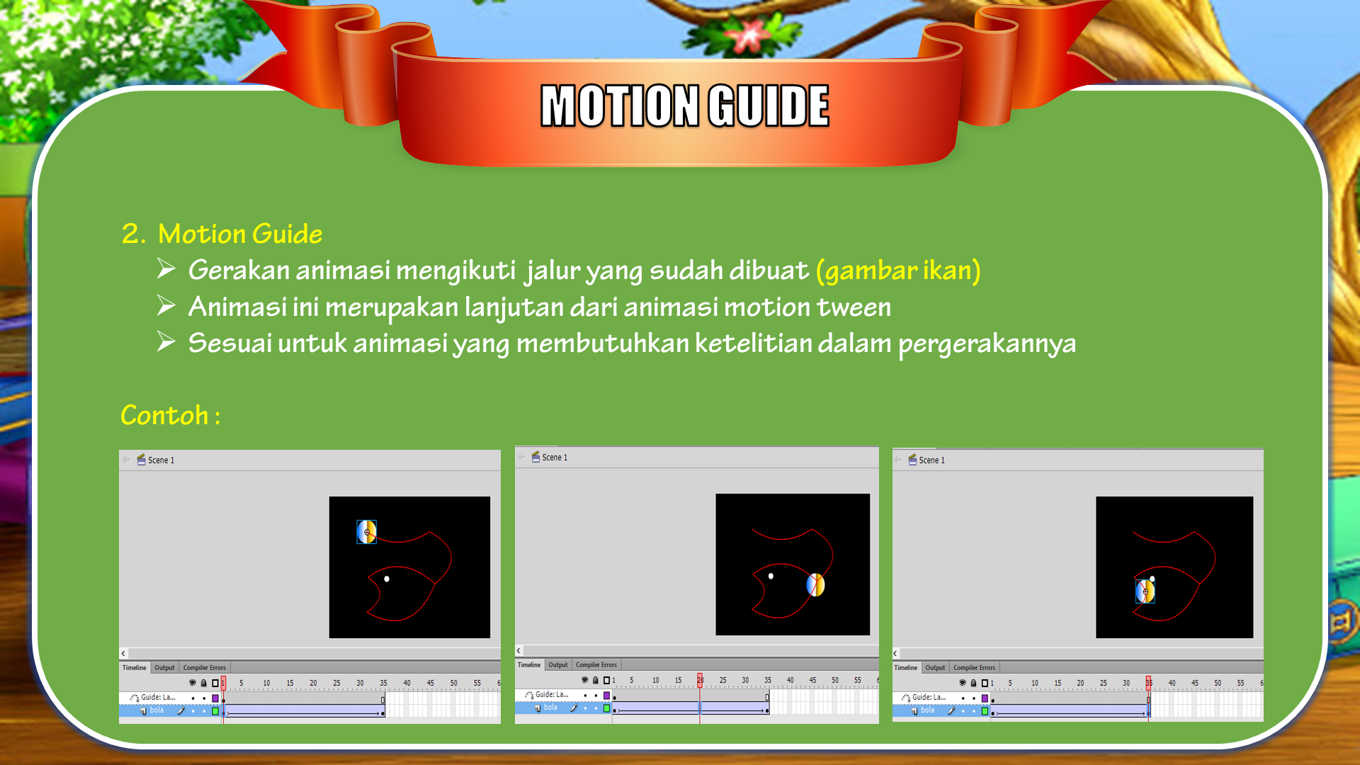 TUTORIAL ANIMASI MOTION GUIDE ~ Multimedia SMKN 1 Purwokerto