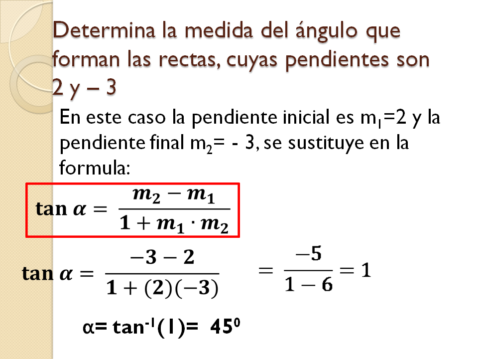 Newton Matemáticas: Ángulo entre dos rectas
