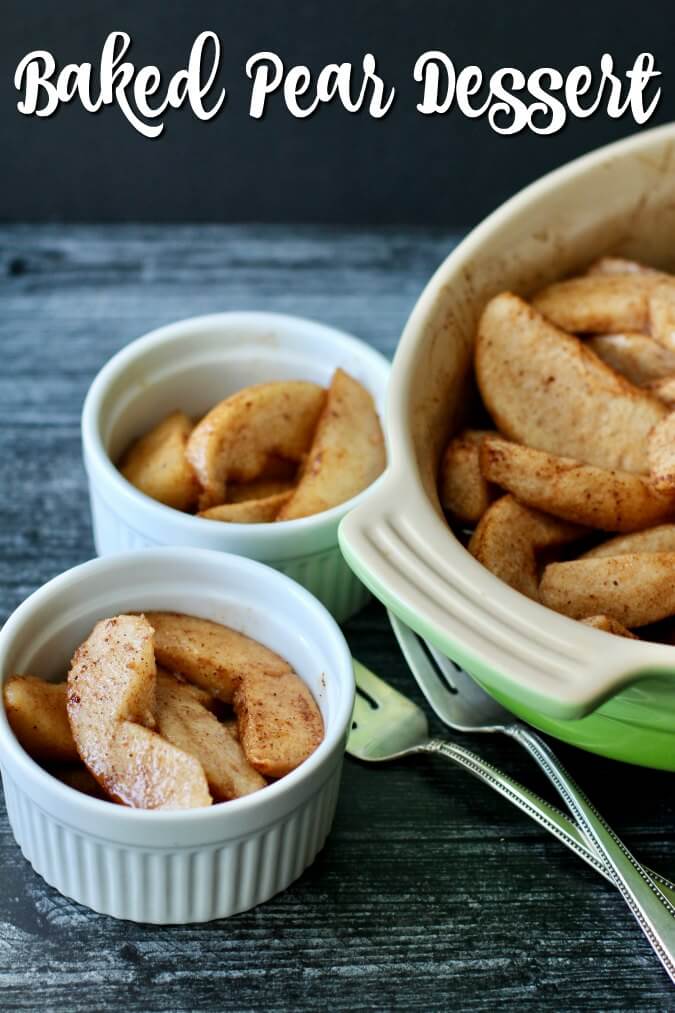 Baked Pear Dessert | Karen's Kitchen Stories