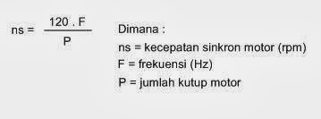Begini cara menghitung Arus, Daya, Kecepatan, dan Torsi Motor Listrik AC