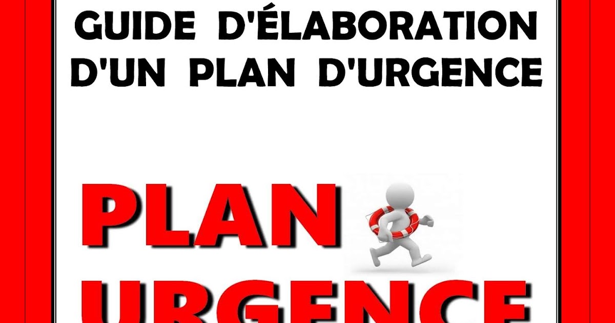 " GUIDE D’ÉLABORATION D'UN PLAN D'URGENCE "- PDF - Livres et Documents ...