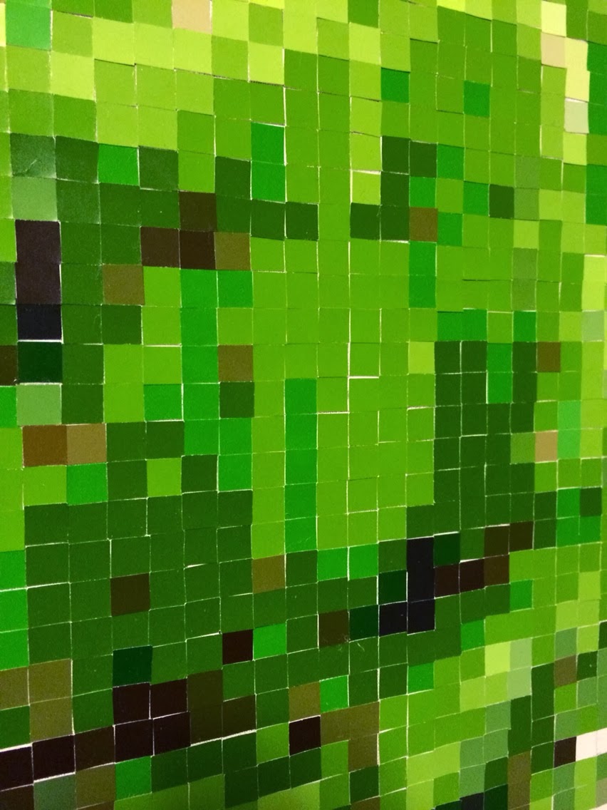 Simple Silver Linings: Paint Chip Art