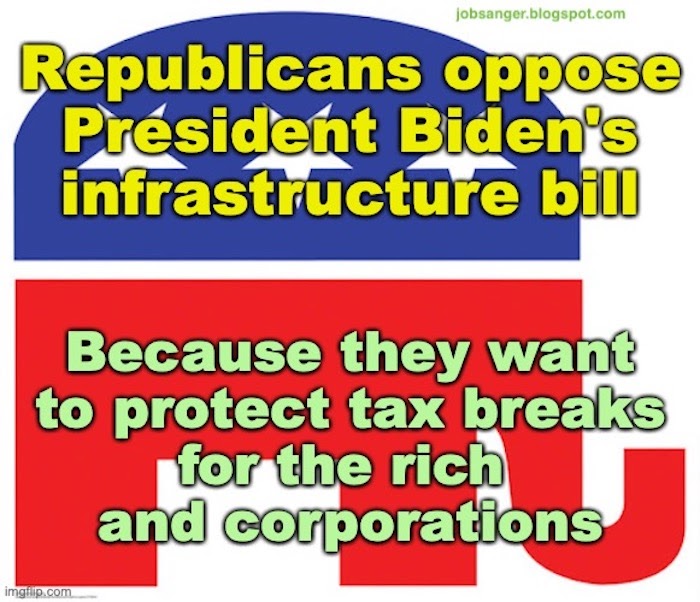 jobsanger: GOP: Tax Cuts For Rich & Corporations Trumps Infrastructure jobsanger: GOP: Tax Cuts For Rich & Corporations Trumps Infrastructure