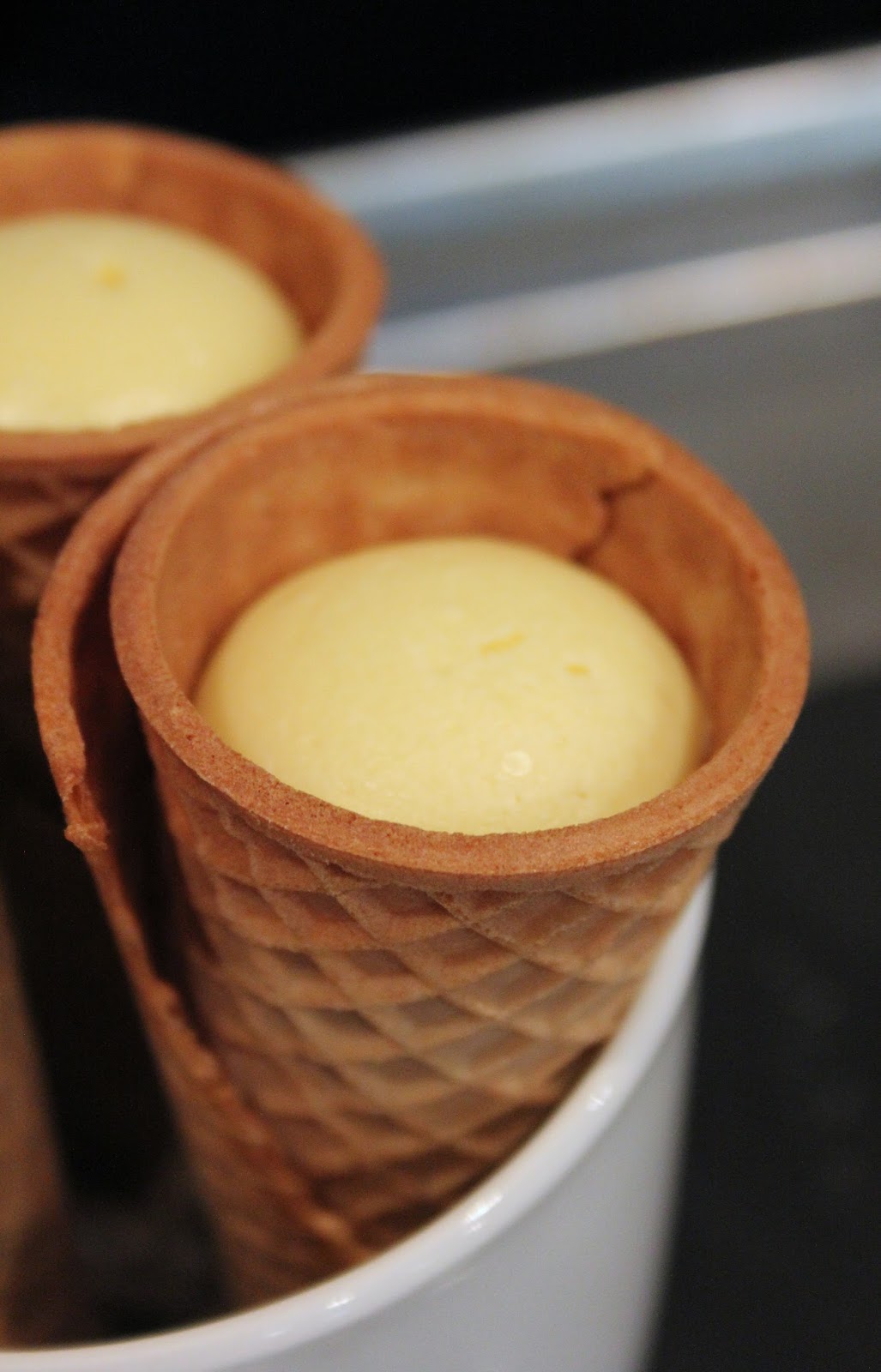 Jo and Sue: Baked Cheesecake Cones