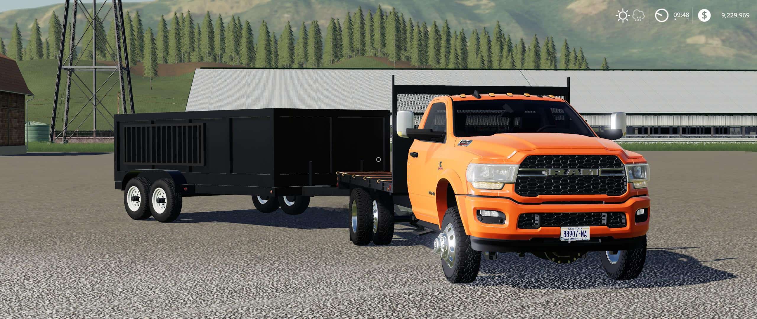 FS19 2020 Ram 3500 Flatbed v2.0 - FS 19 & 22 USA Mods Collection