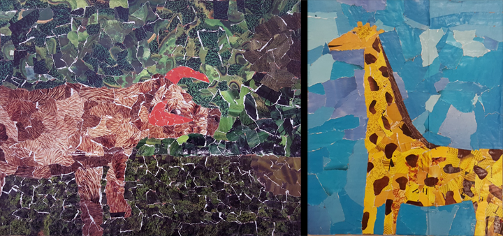 Live Art, Breathe Art: Torn Paper Animals
