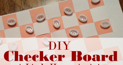 Pa's Homemade Checker Board - The Laura Ingalls Wilder Companion