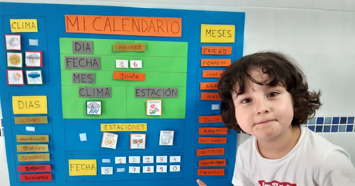 CLASE DE ESTHER: ¡ASÍ DE CHULO HA QUEDADO EL CALENDARIO DE DANIEL!