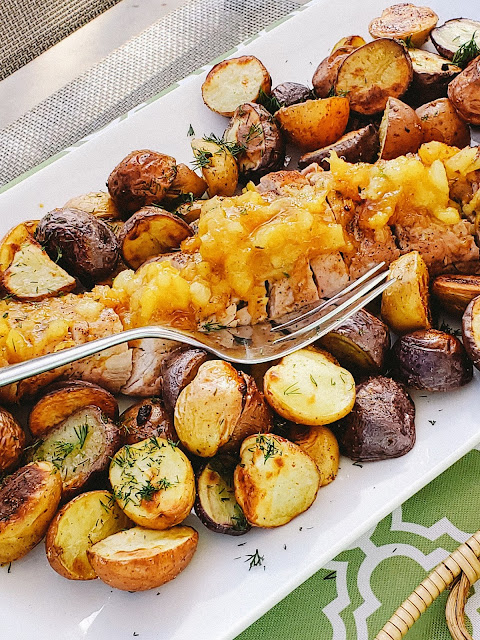 Slice of Southern: Spring Fling: Garlic New Potatoes