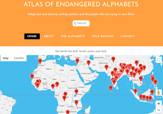 Linguelda: Atlas de alfabetos en peligro/ Atlas of Endangered Alphabets