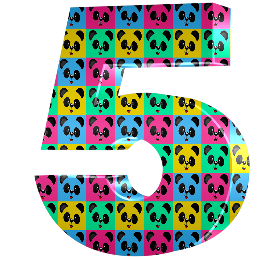 M. Michielin Alphabets: COLOUR PANDA BEAR ALPHABET, ICONS PNG AND ...