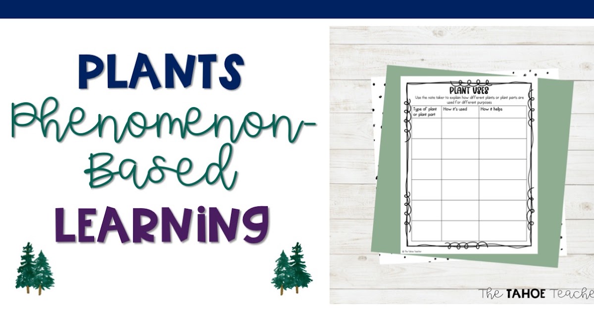 Plants Phenomenon-Based Learning Units | The Tahoe Teacher