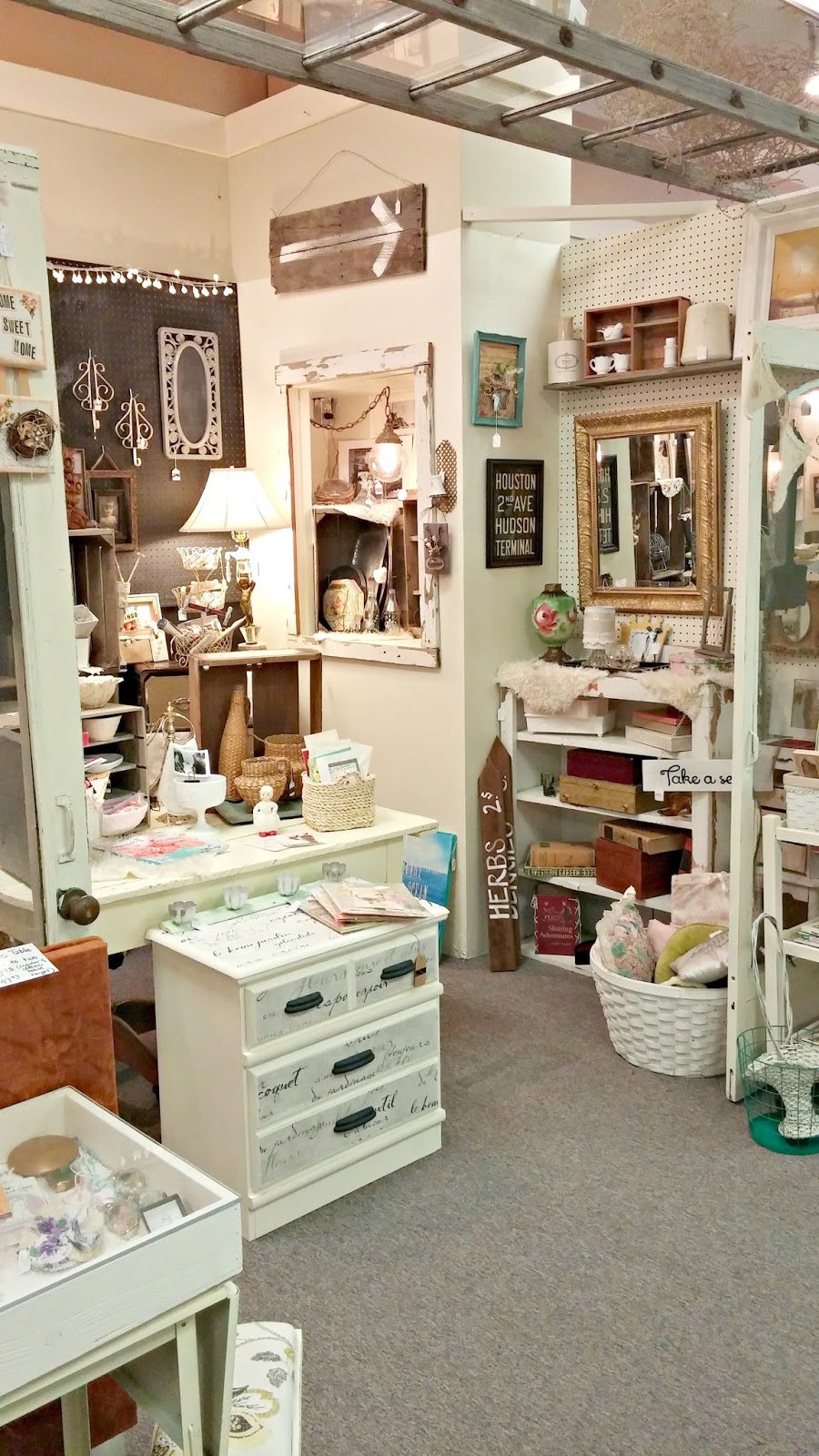 Antique Mall Booth Refresh - Little Vintage Cottage