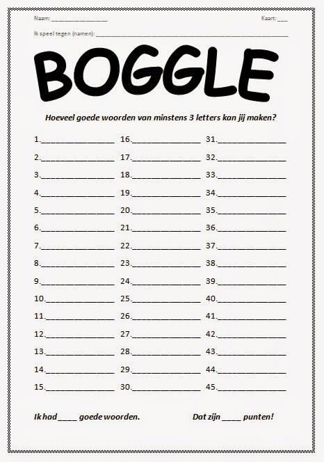 Jufs Place: Boggle