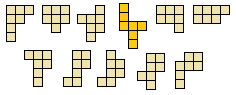 Polyominoes: Crinkly wrinkly shapes with Heptominoes