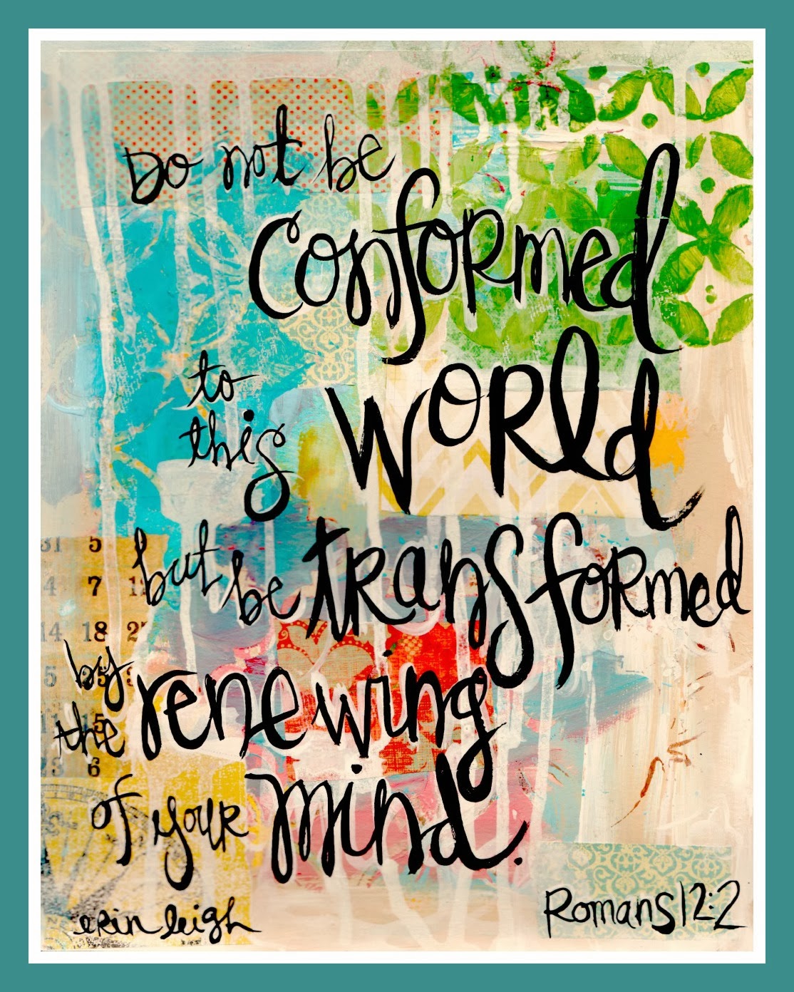 Art by Erin Leigh: Sunday Scripture Art and a birthday sale!