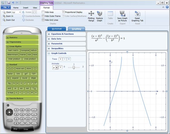 Microsoft Mathematics Equations