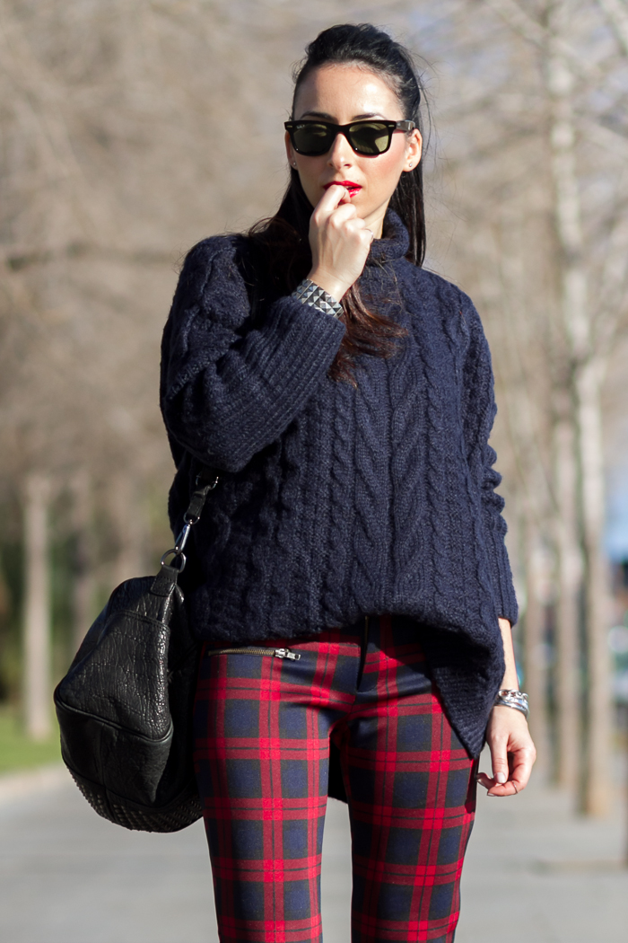 CHECKED PANTS | With Or Without Shoes - Blog Influencer Moda Valencia ...