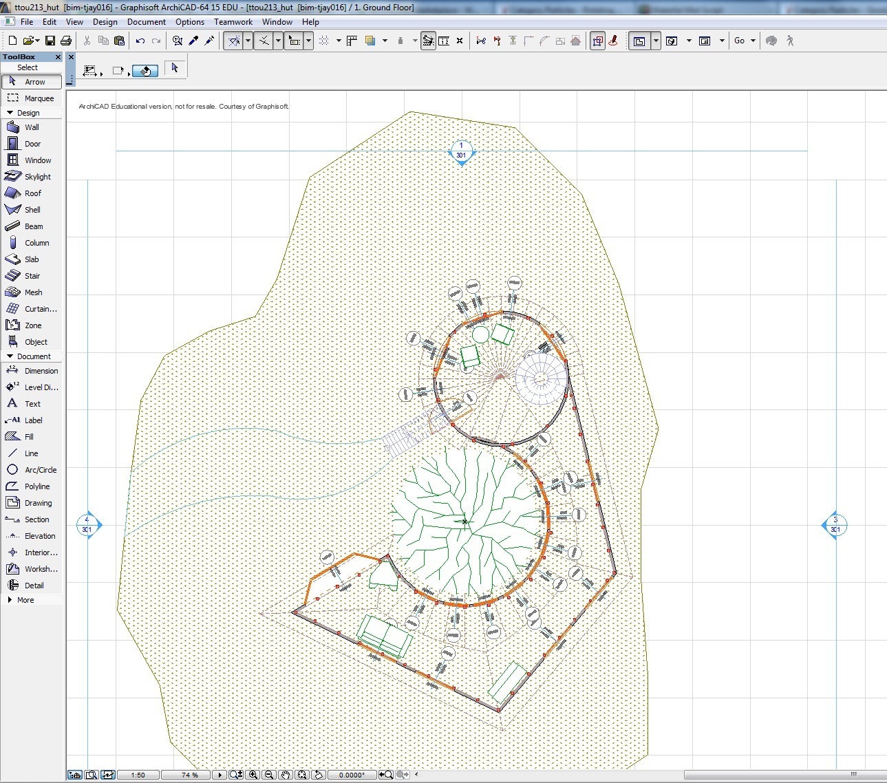 Architectural Media: The Virtual Practise: Archicad 15 Tree house