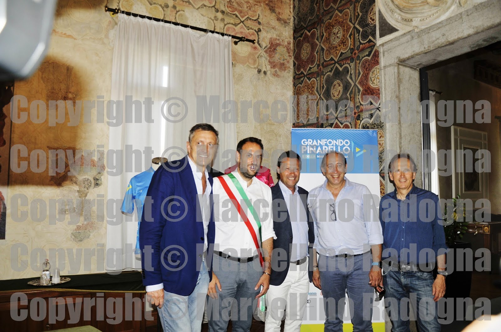 Marcellino Radogna - Fotonotizie per la stampa: Paolo Vazzoler con Mario Conte,Fausto Pinarello ...