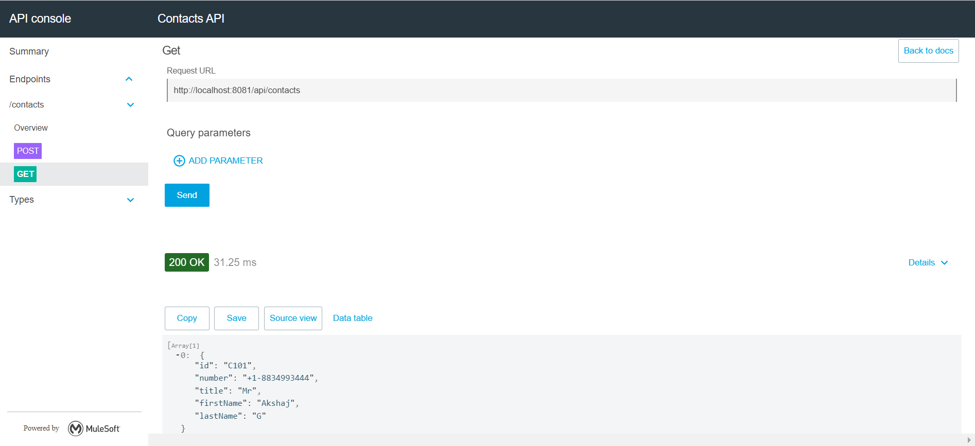 OpenAPI Specification 3.0 in Mulesoft