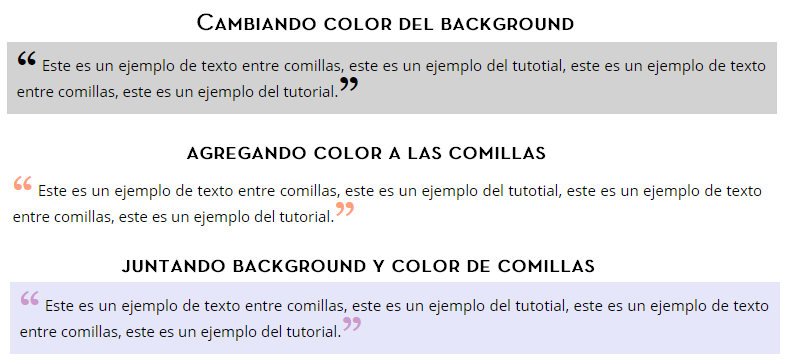 Colocar comillas a los textos de las entradas - Mi diamante azul
